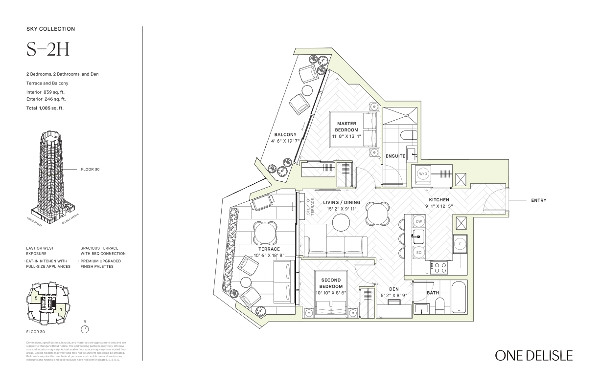 One Delisle Condos | Price Lists & Floor Plans | Precondo